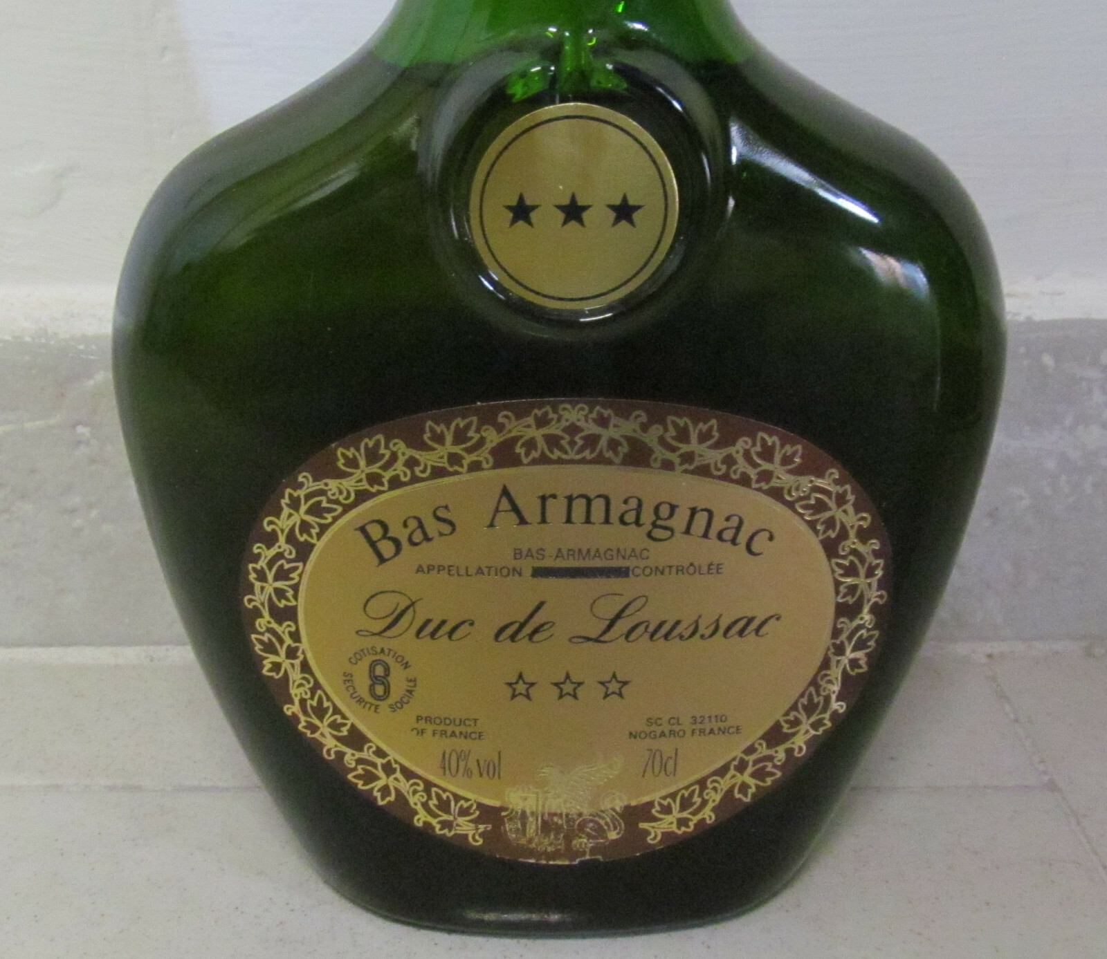 BAS ARMAGNAC DUC DE LOUSSAC BOTTIGLIA LIQUORE DISTILLATO VINTAGE ...