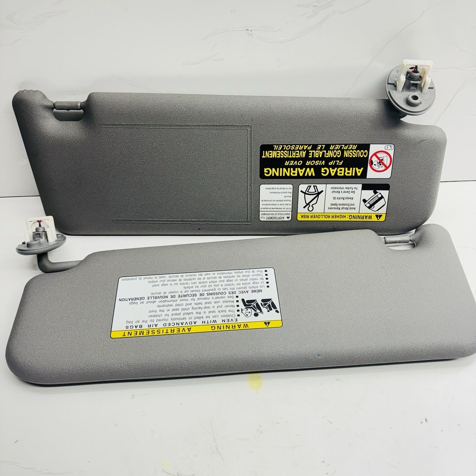 2003-2009 Toyota 4Runner Sun Visor Lighted Driver+Passenger Gray ...