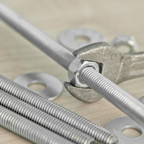 4Pcs M10 x 60mm 1.5mm Pitch 304 Stainless Steel Fully Threaded Rod Bar ...