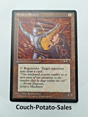 MTG Soldevi Sentry - v2 Alliances Regular Common - Uncirculated NOS | eBay
