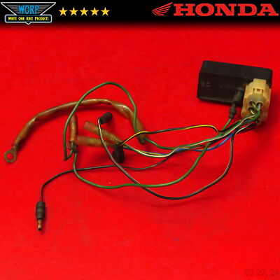 86-02 HONDA XR200 CDI IGNITION BLACK BOX COMPUTER WIRE HARNESS 30410 ...