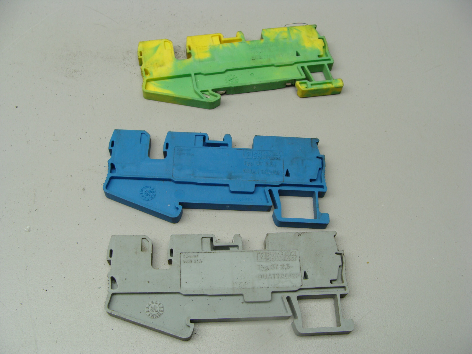 LOT OF 3 PHOENIX CONTACT ST 2,5-QUATTRO/2P TERMINAL BLOCKS | eBay