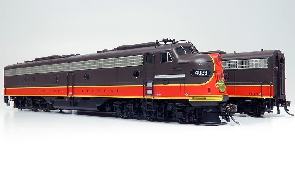 Rapido 28524 HO Illinois Central EMD E8A + E8B (DC/DCC/Sound) #4029 ...