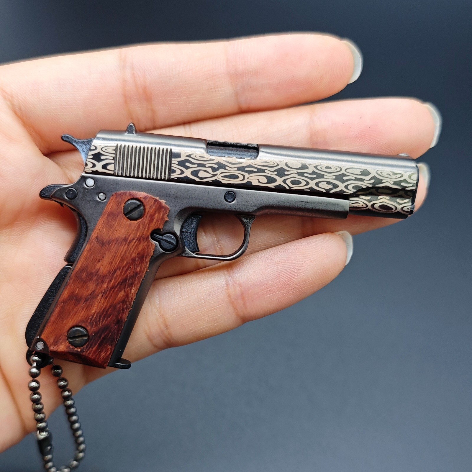 Limited Edition 1911 Keychain, Metal Gun Keychain Pistol Keychain for ...
