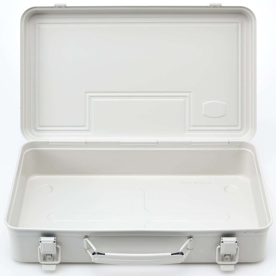MUJI Steel tool box, approx. width 38.5 x depth 22.5 x height 9.5 cm ...