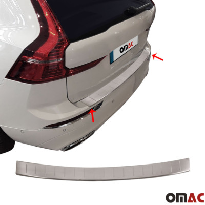 Chrome Rear Bumper Guard Trunk Sill Protector Brushed Fits Volvo XC60 ...