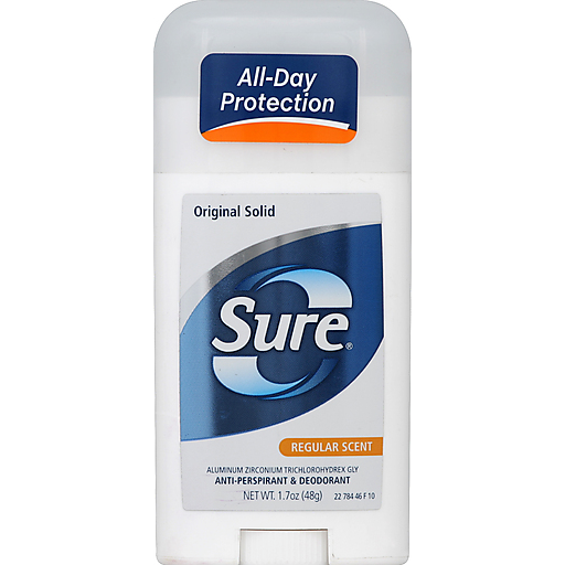 Sure Powder Fresh Invisible Solid Antiperspirant & Deodorant 2.6oz ...