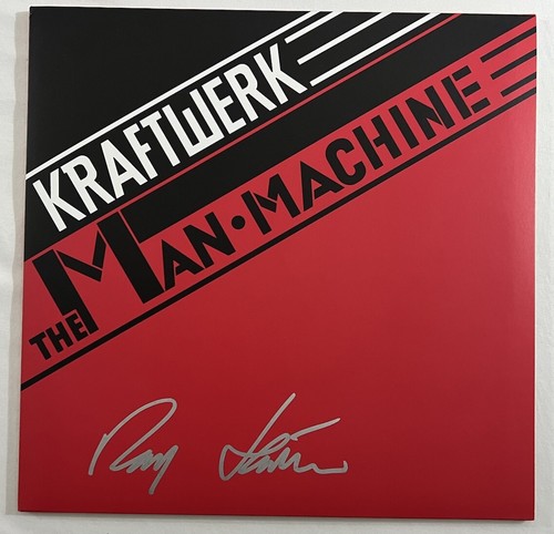 RALF HUTTER SIGNED KRAFTWERK THE MAN MACHINE VINYL AUTHENTIC AUTOGRAPH ...