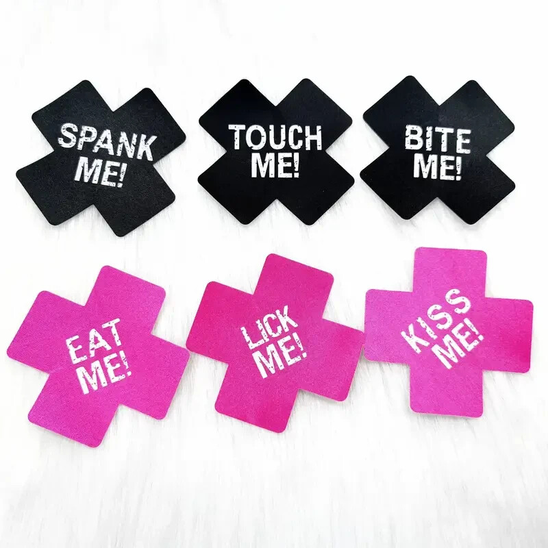 Sexy 6 Pairs X Shape Nipple Covers Stickers Self Adhesive Breast ...