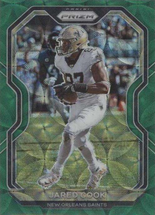 2020 Panini Prizm - Jared Cook #247 Green Scope Prizm /75 for sale ...