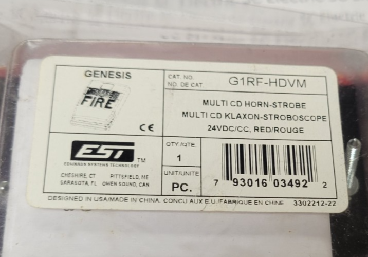 GENESIS G1RF-HDVM HORN STROBE | eBay