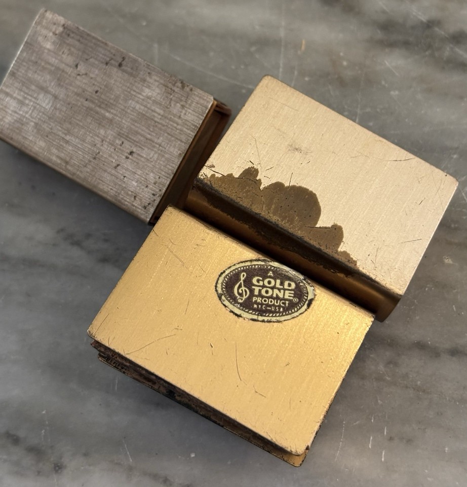 Vintage Gold Tone Metal Styled Match Box Cover Set Of 3 Some w/ Matches ...