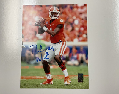 Deshaun Watson Auto Autograph 8x10 Photo Signed Clemson NCAA Photo ...