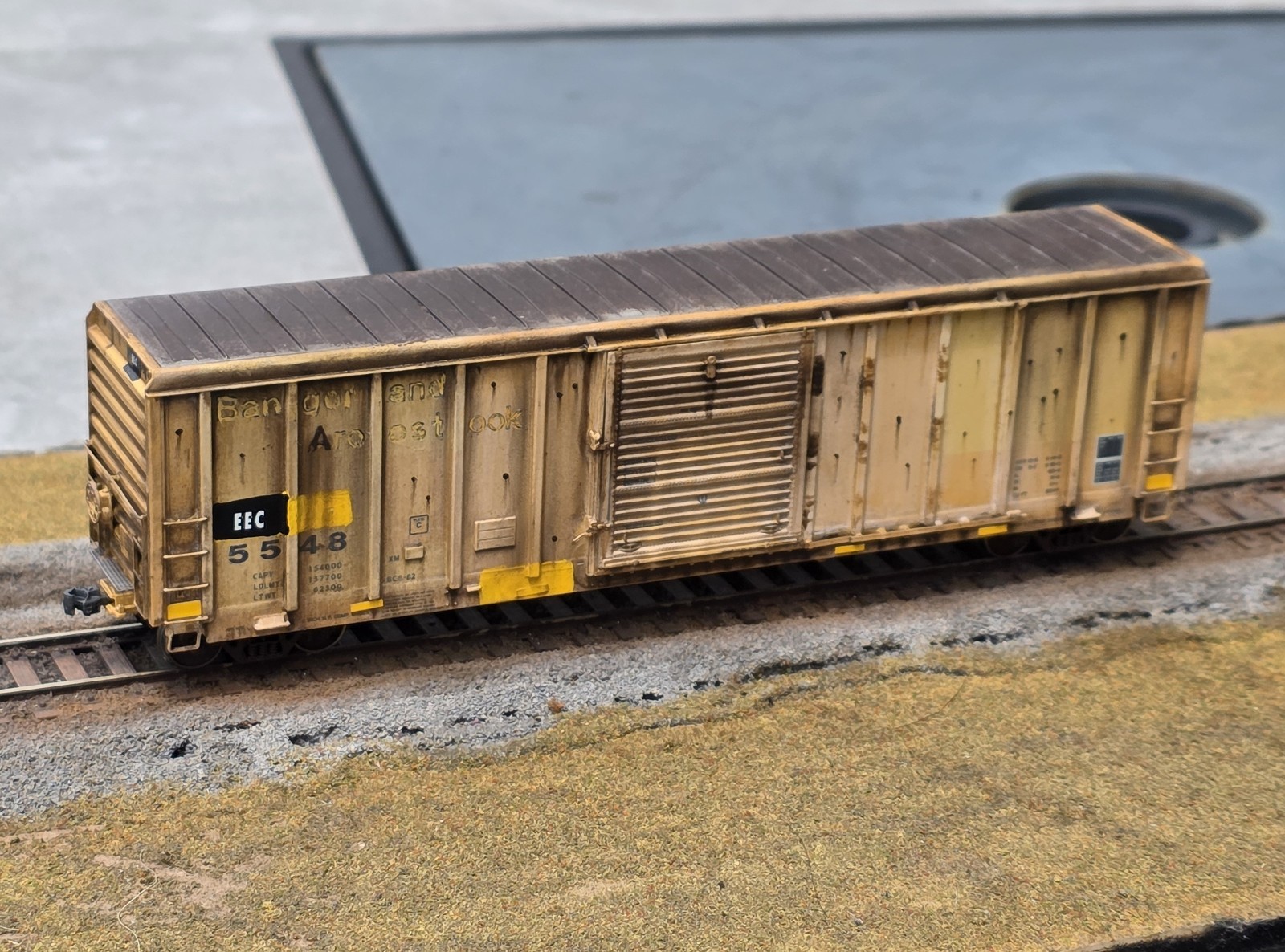HO Scale ExactRail 50' ex BAR Boxcar "Custom Weathered" | eBay