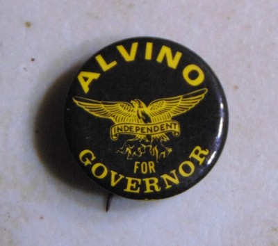 Jack Alvino 1969 New Jersey Governor campaign pin button political | eBay