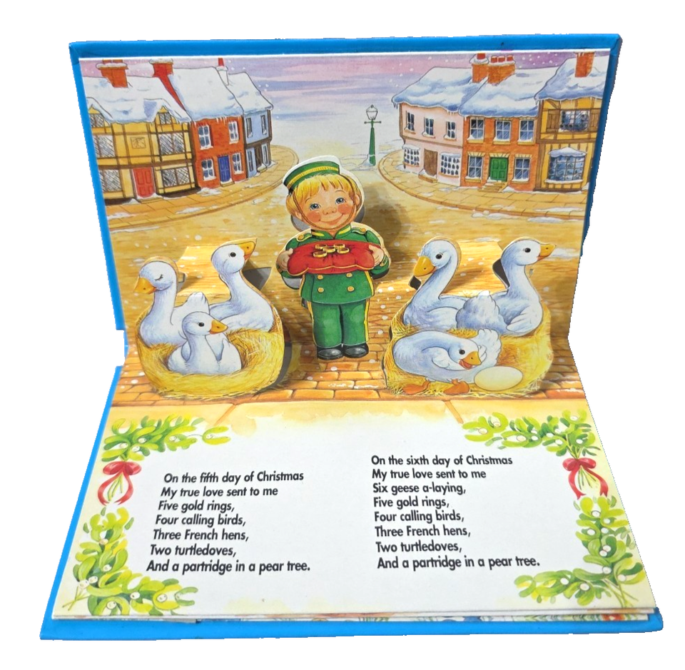 NEW VINTAGE 1999 THE TWELVE DAYS OF CHRISTMAS MNI POP UP CHRISTMAS ...