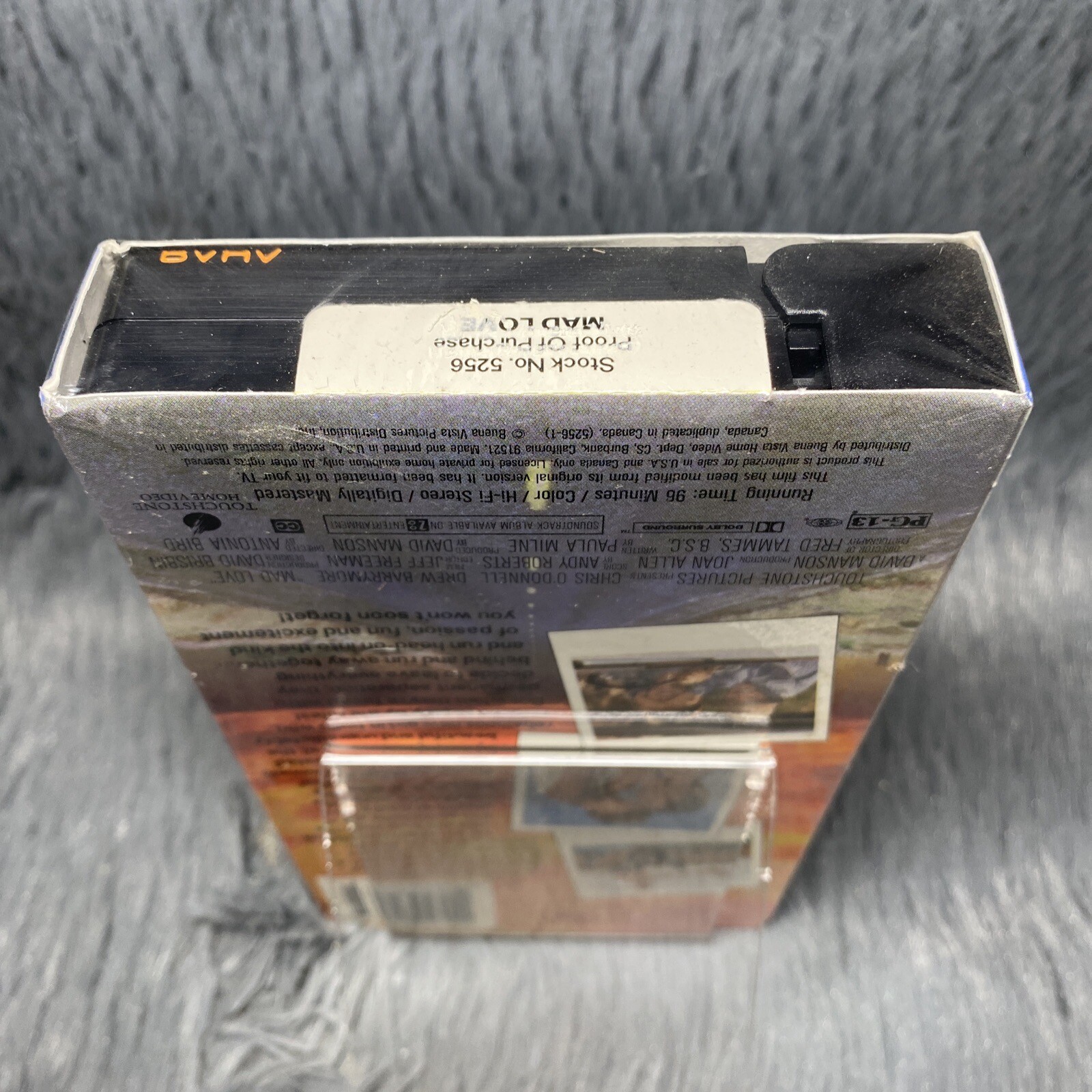 Mad Love 1995 VHS Tape Chris O’Donnell Drew Barrymore Romantic ...