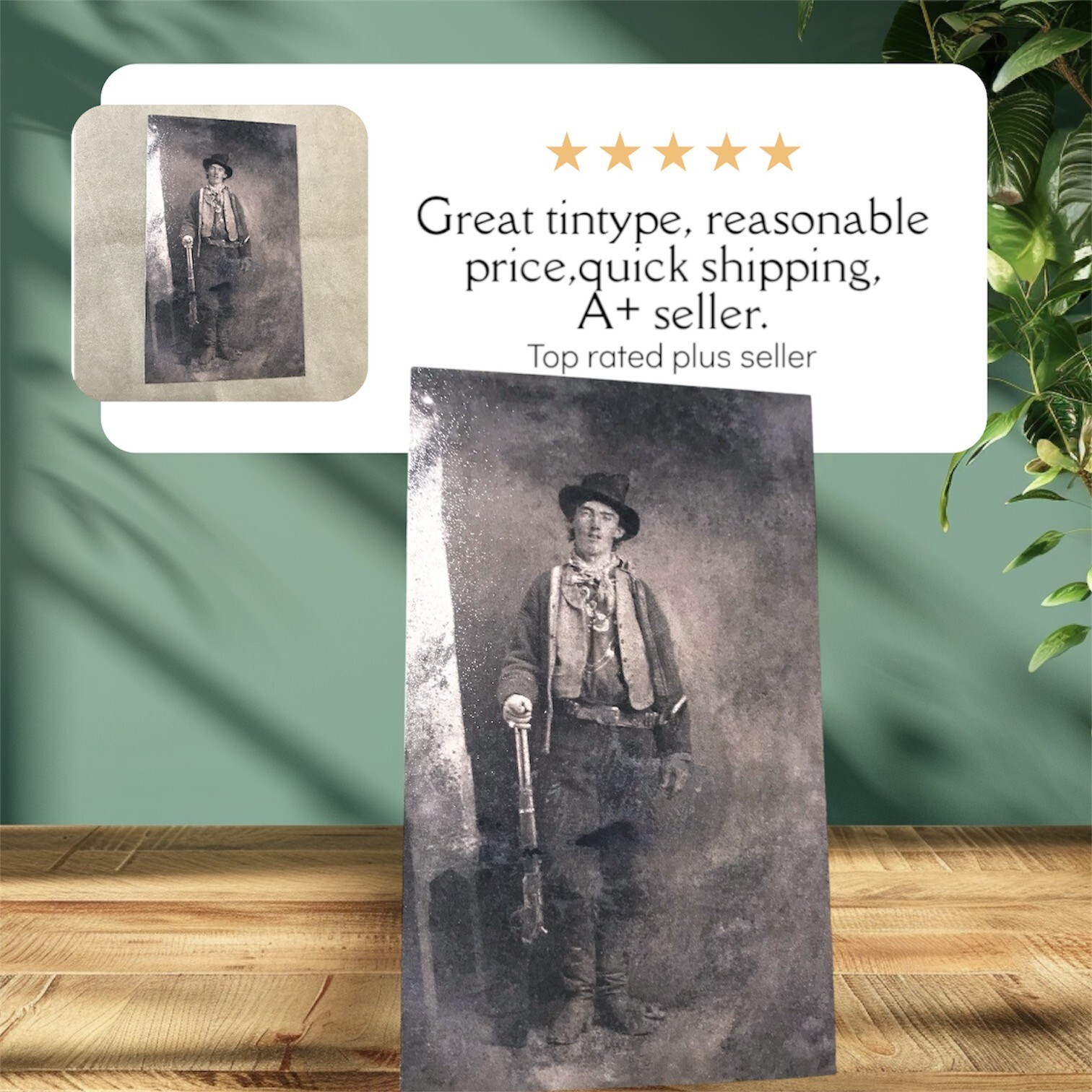 Billy The Kid Tintype RP Museum Gallery Ltd. Series 10506 | eBay