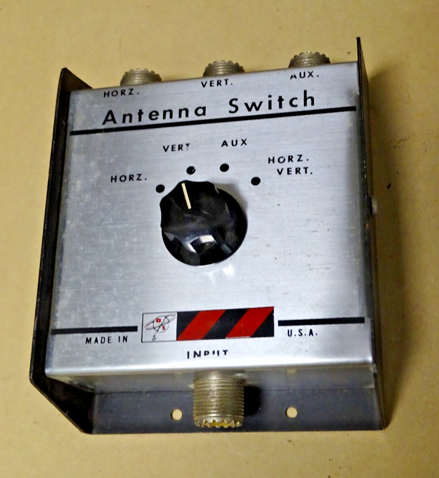 A/S Firebird 4-Position Antenna Selector Swith, Metal, for CB or Ham ...