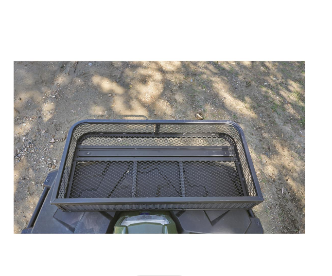 ATV Front Basket Universal UTV Rear Cargo Storage Powder-Coated ...