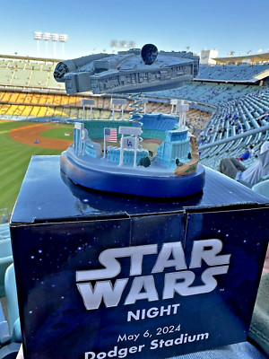2024 Star Wars Night LA Dodgers Millennium Falcon Bobble Bobblehead SGA ...