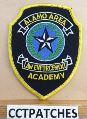 ALAMO AREA, TEXAS LAW ENFORCEMENT ACADEMY (POLICE) SHOULDER PATCH TX | eBay