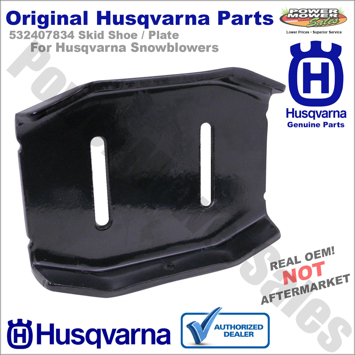 532407834 Husqvarna Skid Shoe for 924, 1130, 1330SB Husqvarna ...