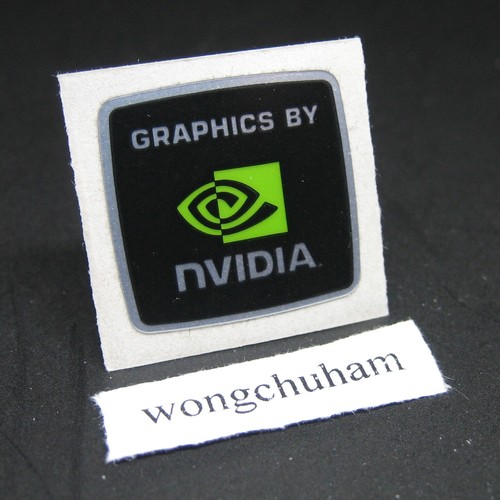 PC Notebook Sticker - Graphics By Nvidia Sticker 18mm x 18mm ...