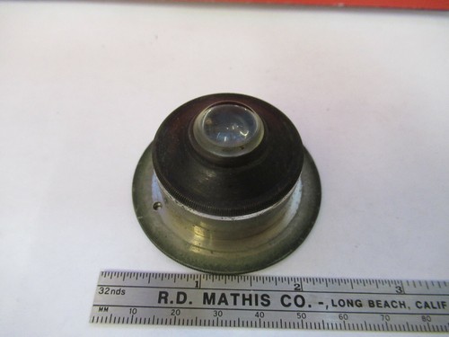 ANTIQUE ERNST LEITZ CONDENSER MICROSCOPE PART OPTICS AS PICTURED &13-FT ...