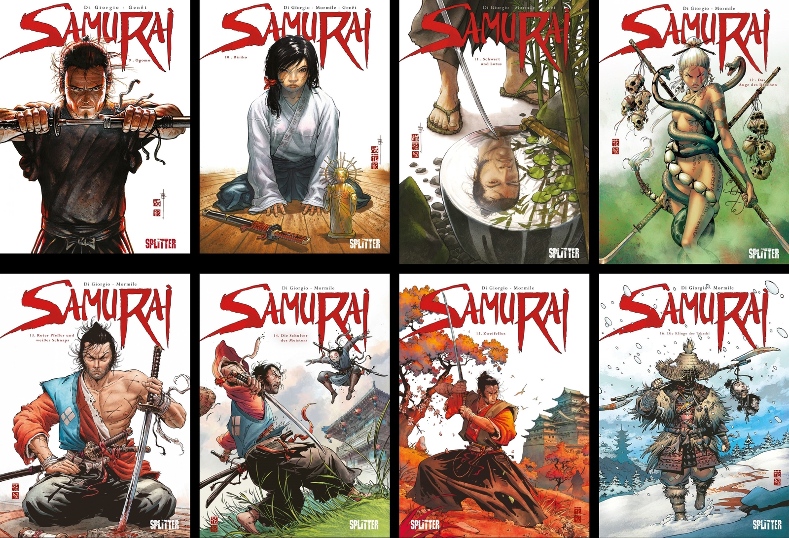 Samurai Band 9 - 16 komplett Splitter Verlag Neuware | eBay.de
