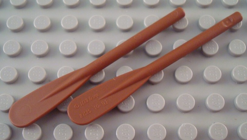 ew LEGO Lot of 2 Reddish Brown Oars Minifigure Accessory | eBay