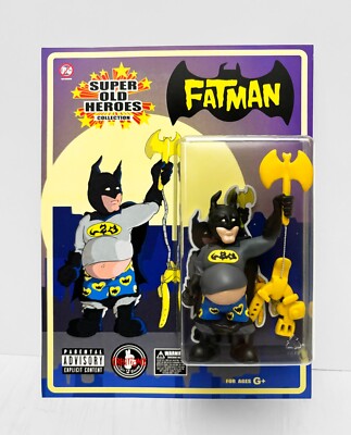 DC Denied Super Old Heroes FATMAN Batman Collectible Designer Resin Art ...