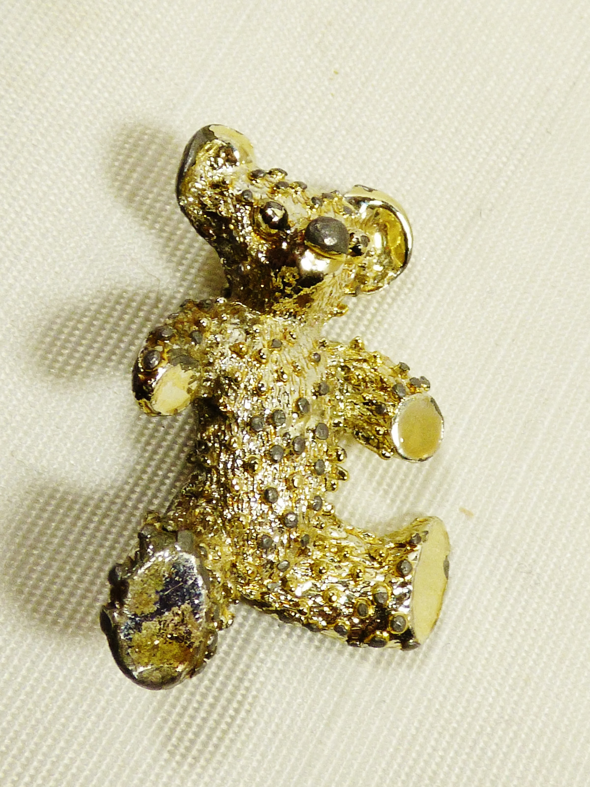 VTG gold tone metal Signed Gerry's Teddy Bear pin brooch | eBay