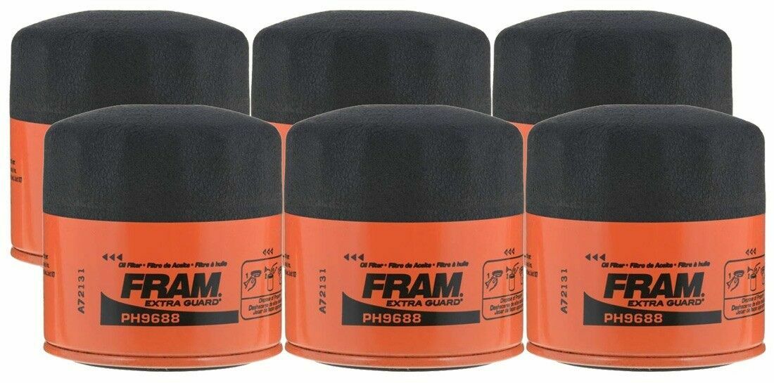 Fram PH9688 Oil Filters | Pack of 6 | Aftermarket