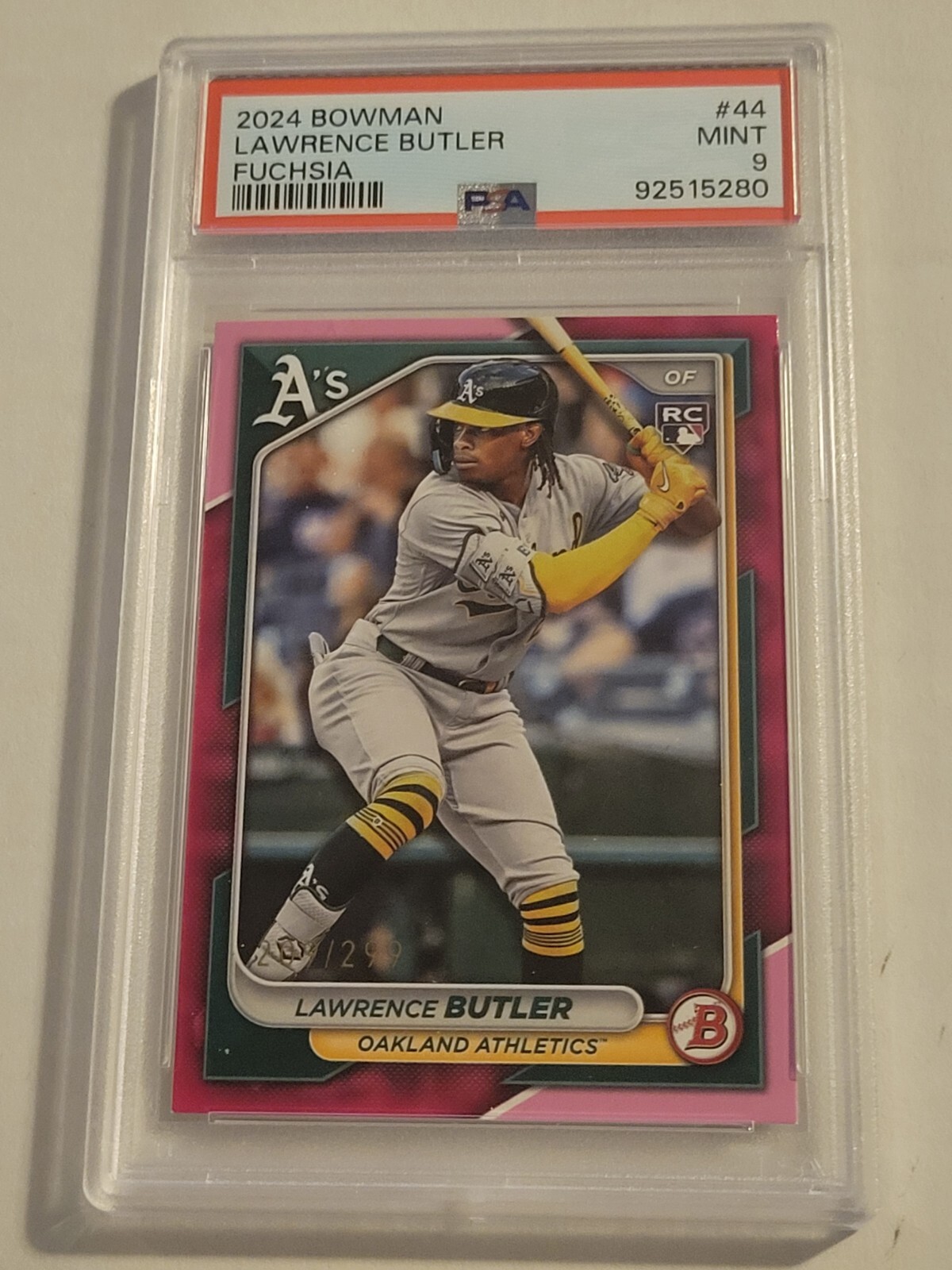 2024 Bowman - Lawrence Butler #44 Fuchsia Border /299 (RC) for sale ...