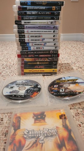 PS3 Launch Edition Console Bundle 250GB (Games, Cords & Controller ...