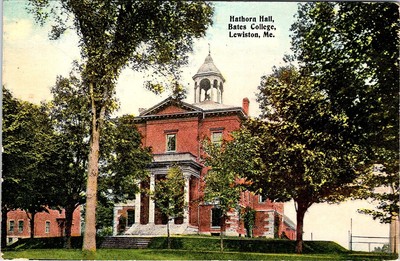 Hathorn Hall, Bates College, LEWISTON, Maine Postcard | eBay