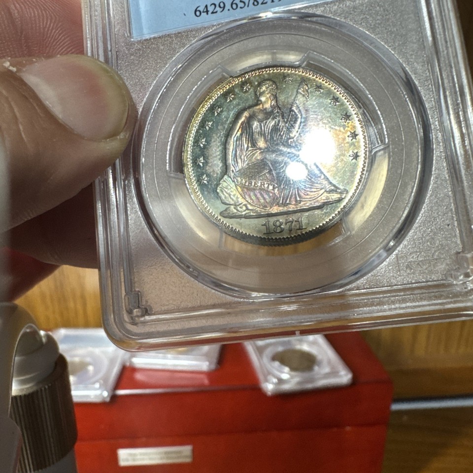 1871 D L Hansen Collection PR65 Toned PCGS | eBay