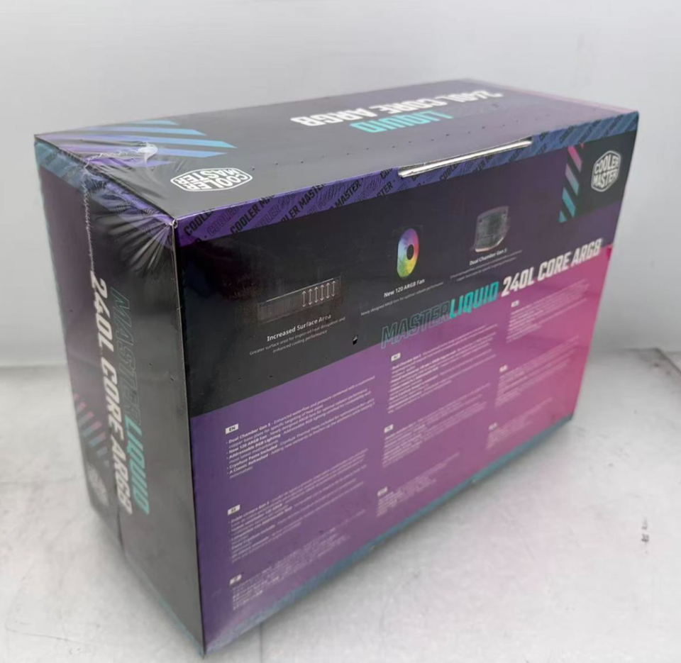 Cooler Master MasterLiquid 240L Core ARGB 240 AIO Cooler Brand New | eBay