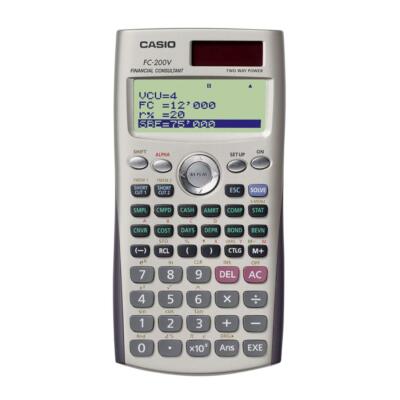 Casio financial calculator professional specifications with hard case ...