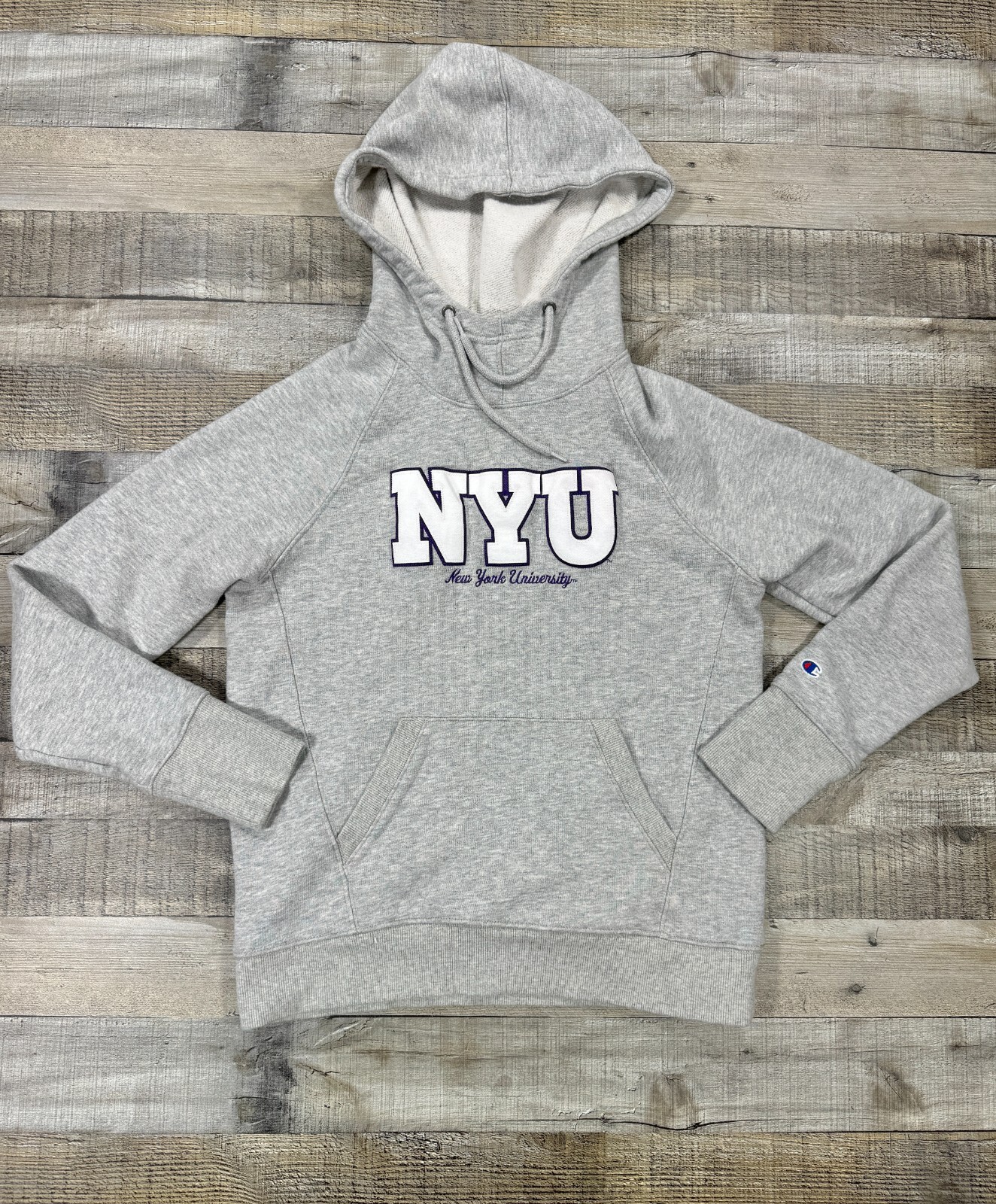 NYU New York University Sweater Womens Small Gray Cha… - Gem