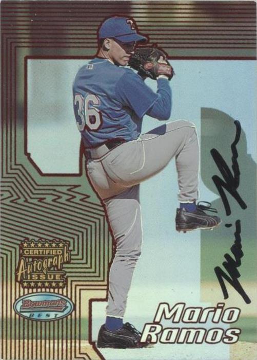 2002 Bowman's Best - Autograph Mario Ramos #122 Red (AU, RC) for sale ...