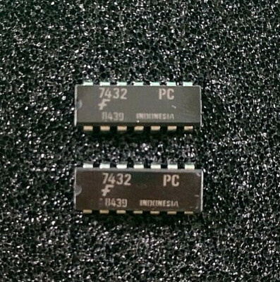 (2PCS) FAIRCHILD SEMICONDUCTOR 7432PC QUAD 2-INPUT OR GATE PDIP-14 | eBay
