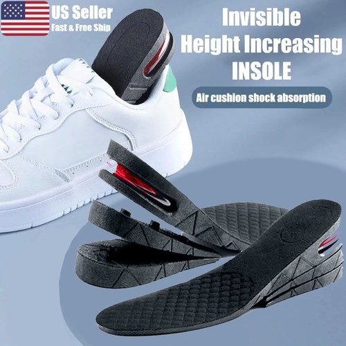 Invisible Shoe Lift Height Increase Insole Foot Pad Insert Riser ...