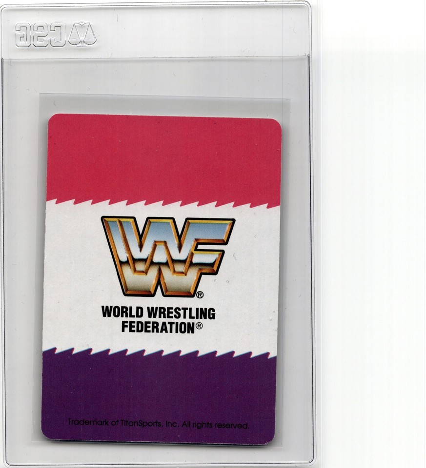 1991 Titan Sports WWF WWE Playing Cards Hacksaw Jim Duggan | eBay