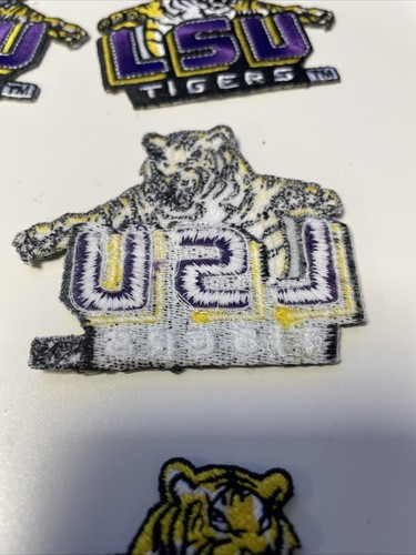 LSU Tigers Embroidered PATCH 2 3/4 x 2 1/4 Iron Sew Hat Shirt NCAA Lot ...