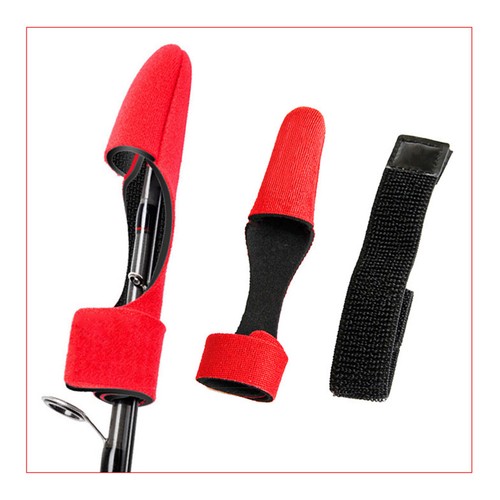 Fishing Rod Tip Cover Pole Sleeve Guide Ring Groove Protector Cap ...