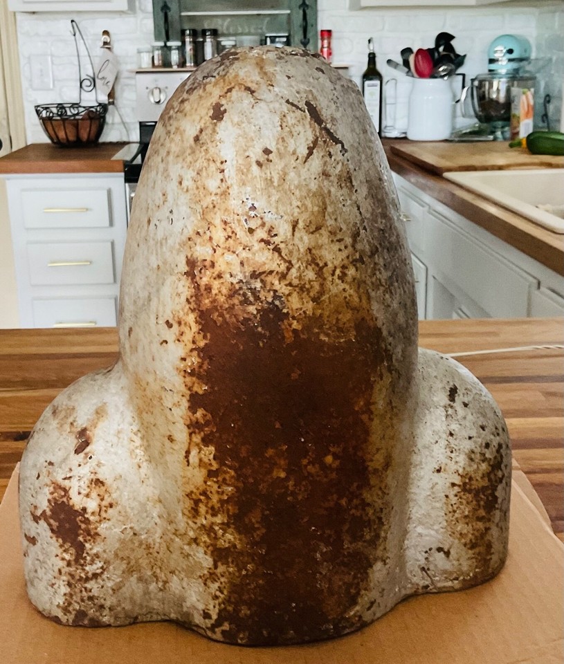 Antique vtg RAILROAD Signal Sign Post FINIAL Electrical Pole Cast Iron ...