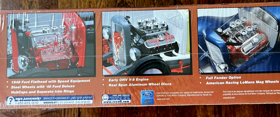 1/8 Revell '32 Ford Hot Rod 75th Anniversary SEALED Big Scale 3 in 1 | eBay