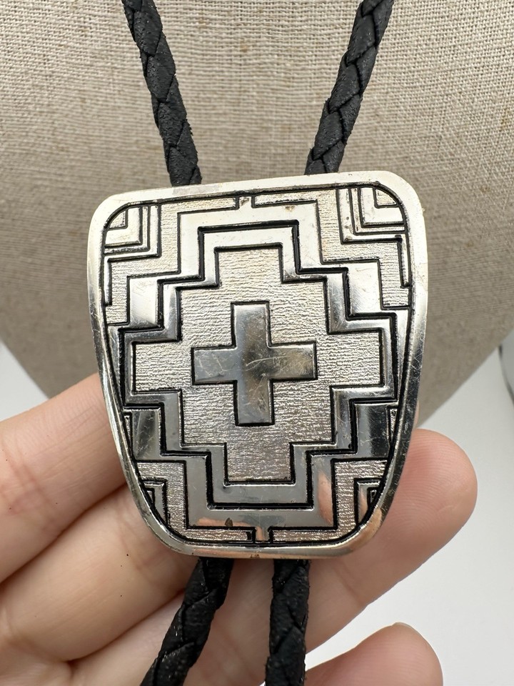 Ivan Solid Copper Cross Design Bolo Tie | eBay